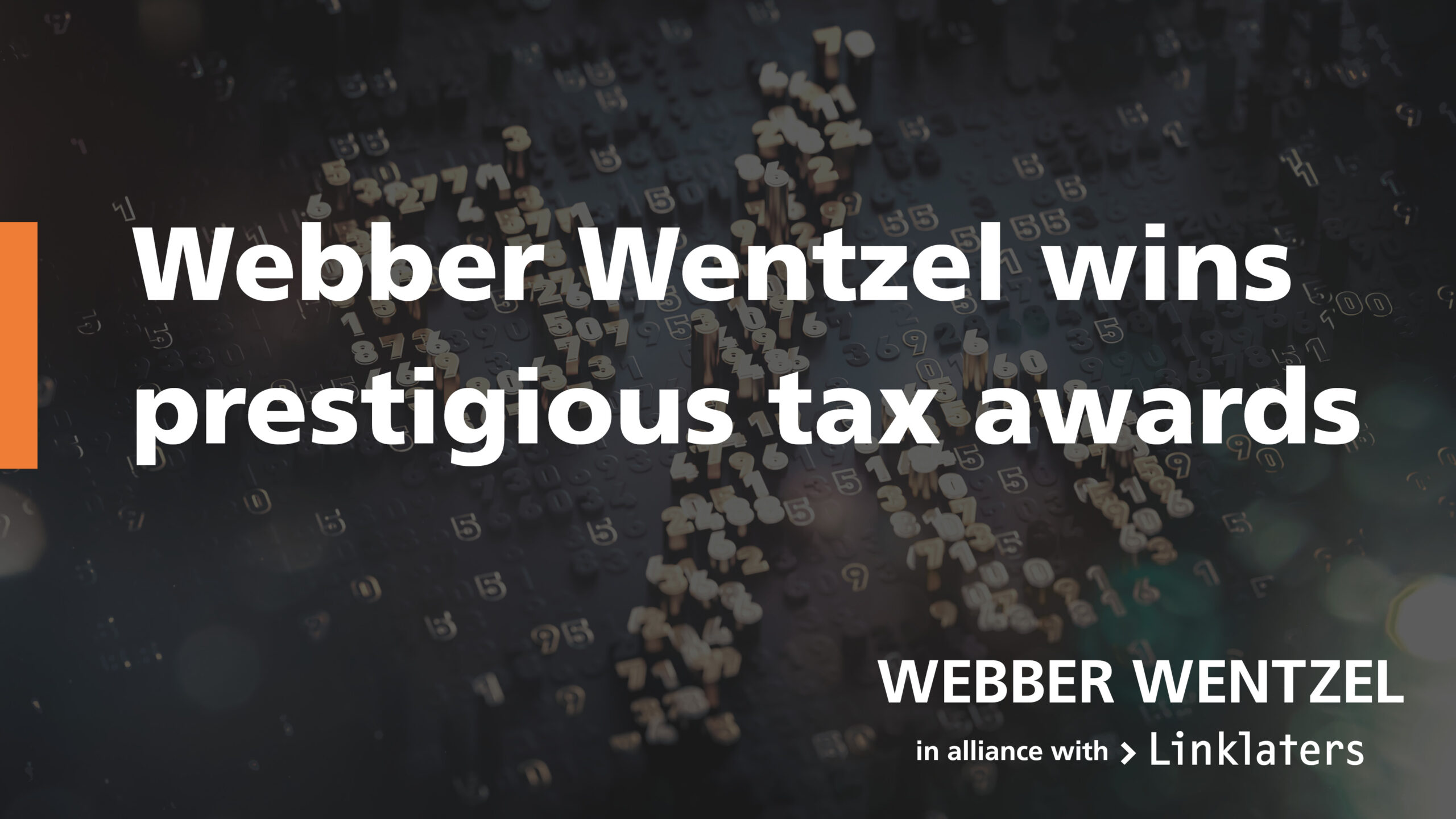 Webber Wentzel Wins Coveted Tax Awards