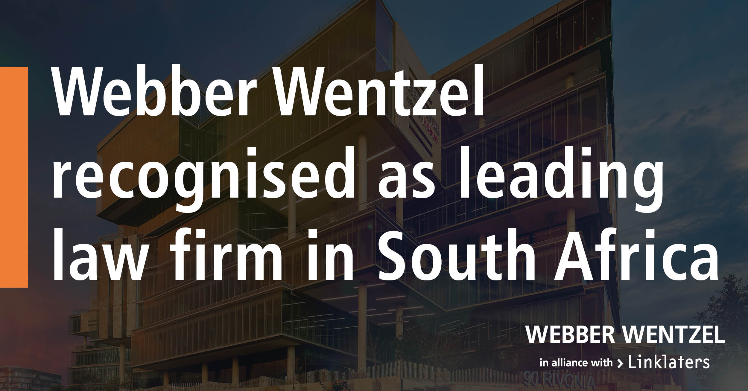 Webber Wentzel Tops Chambers Global Rankings In South Africa - StartUp ...