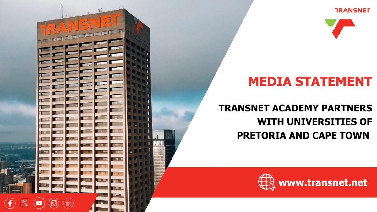 Transnet Academy Partners With Universities Of Pretoria And Cape Town